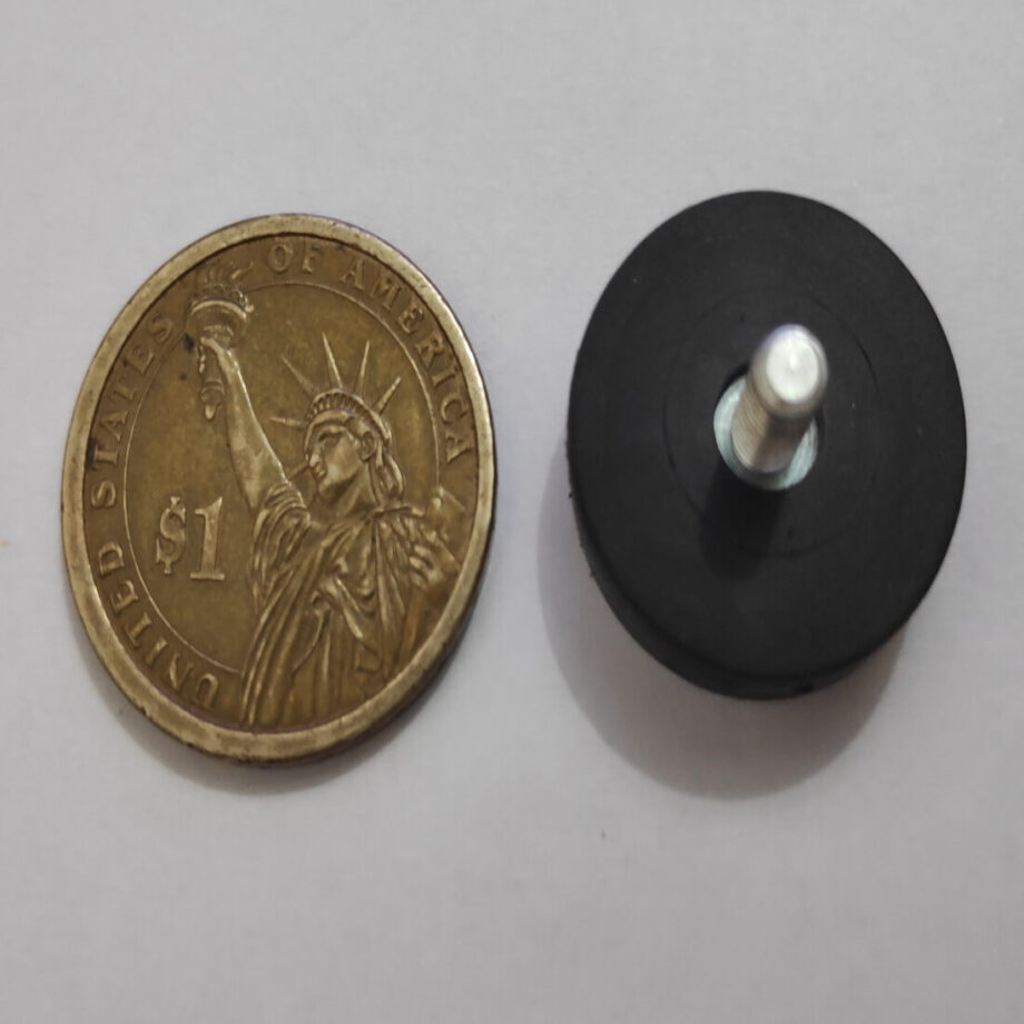 Rubber Coated Pot Magnet with External Thread Archives - PATEL MAGNETS